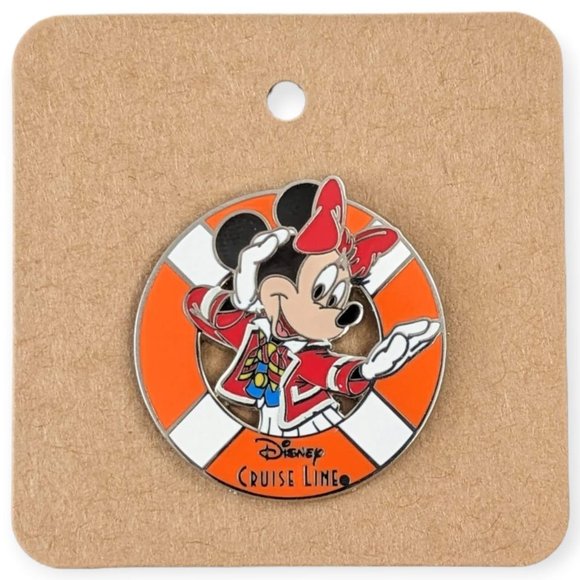 Disney | Jewelry | Minnie Mouse Disney Cruise Line Pin Life Preserver ...
